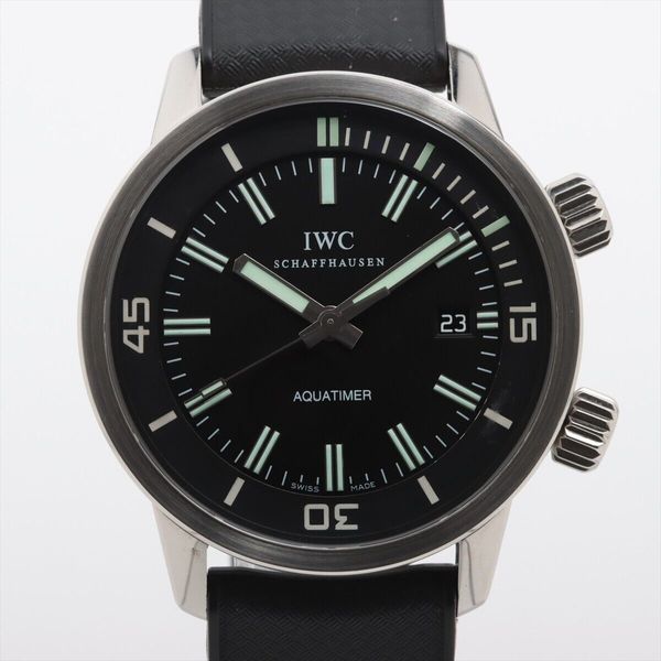 IWC Vintage Aquatimer IW323101 Automatic 44mm Diver's Watch w. Card ...