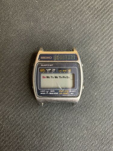 Vintage Seiko A159-4039-G Mens Digital Quartz Watch (J-10 ...