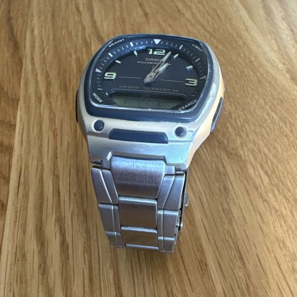 Casio Illuminator Telememo 30 AW-81 Digital / Analogue Watch ...
