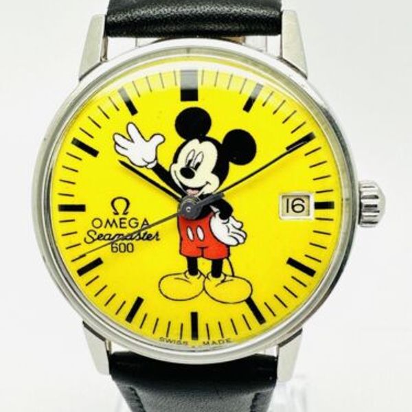 Vintage Omega Seamaster 600 Mickey Mouse 1965 Cal. 611 Stainless Steel ...