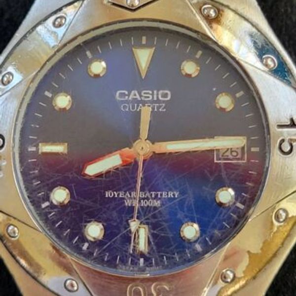 Vintage Men's [CASIO] Indiglo Quartz Watch | WatchCharts Marketplace