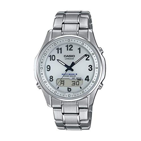 CASIO LINEAGE LCW-M100TSE-7AJF Titanium Radio Solar Watch Silver in Box ...