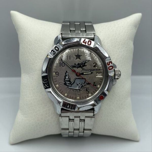Vintage Soviet Watch Vostok Komandirskie Ship 17 jewels mechanical Men ...