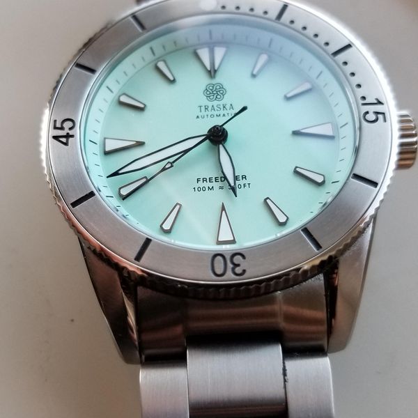 [WTS] Traska Freediver Mint Dial-SS $250 | WatchCharts Marketplace