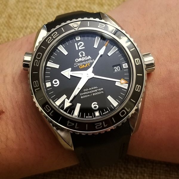 FS: $4600 + SHIP OBO Omega Seamaster Planet Ocean GMT 600M 232.32.44.22 ...