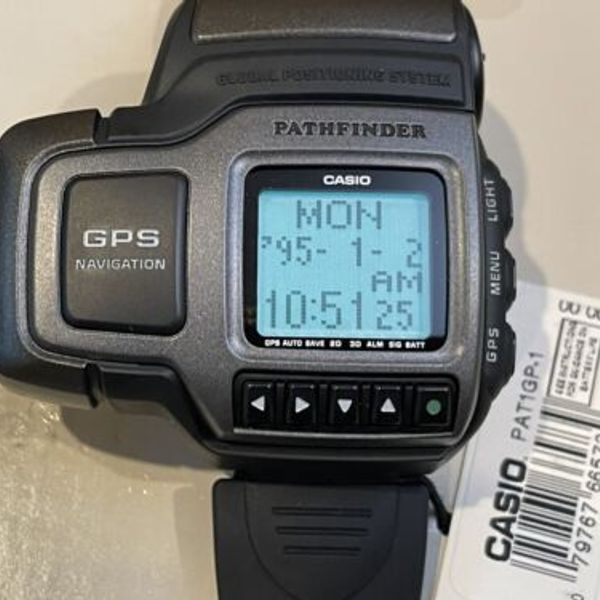RARE Vintage NOS Casio Pathfinder / Pro Trek GPS Retro Watch ...