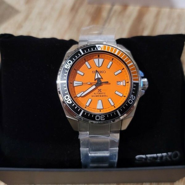 Seiko Prospex Orange Samurai Diver Watch SRPC07 NEW RARE! | WatchCharts ...