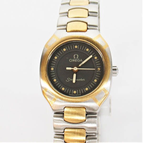 Ladies Watch [Used] OMEGA Omega Seamaster Polaris Quartz Battery ...