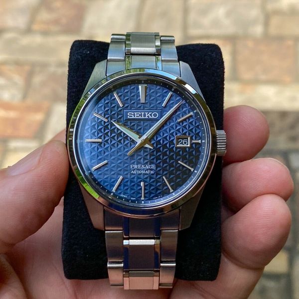 SEIKO SPB167 Presage Sharp Edged Series Blue - Made in Japan - SPB167J1 ...