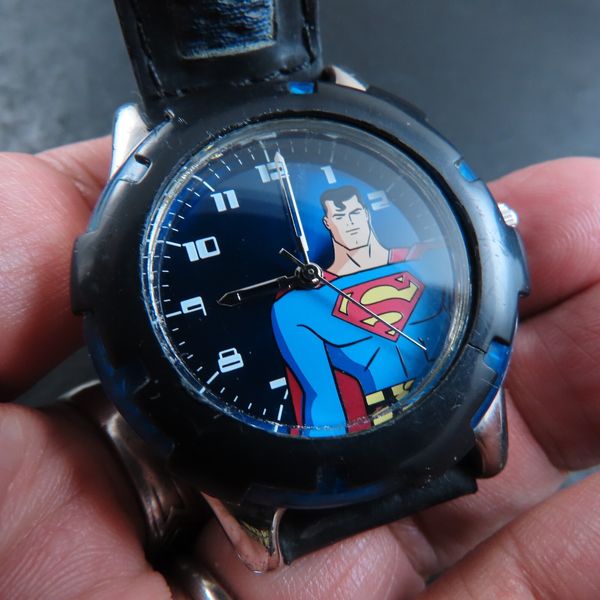 Warner Bros. By Fossil Superman Quartz Men Watch | WatchCharts Marketplace