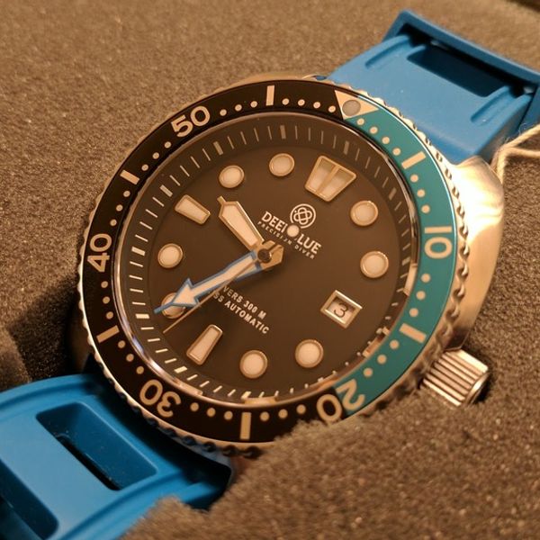 SOLD: Brand New Deep Blue Swiss Military Diver 300 (blue/black); aka ...