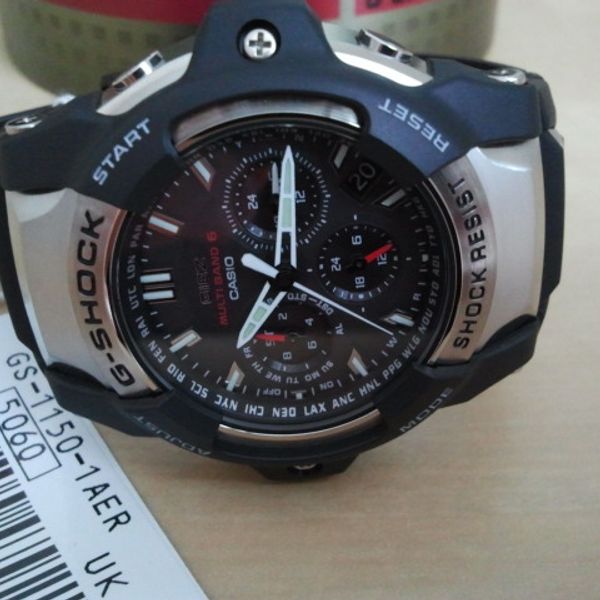 FS: Casio Giez GS-1150-1AER (Multiband 6, screwback, LNIB ...