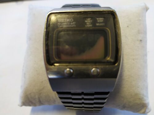 Vintage SEIKO Quartz LC Chronograph 0634-5019 For Parts Or Repair ...