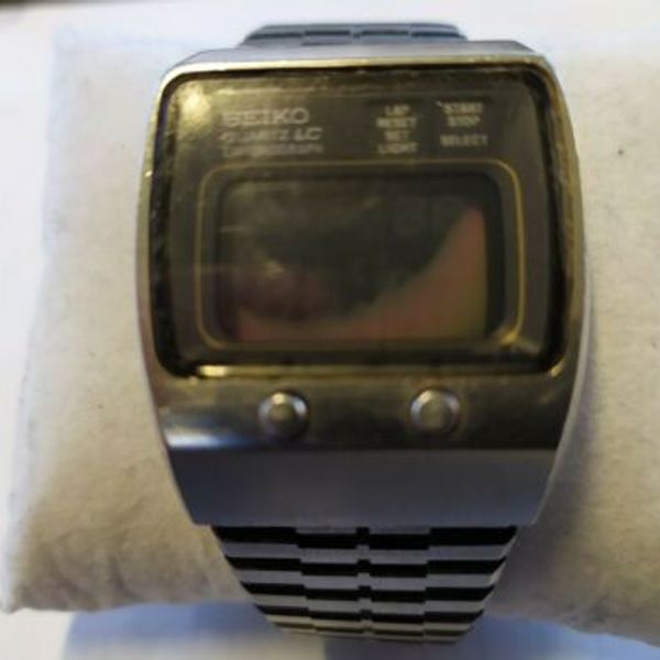 Vintage SEIKO Quartz LC Chronograph 0634-5019 For Parts Or Repair ...
