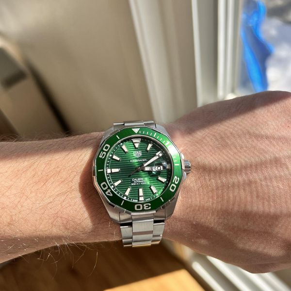[WTS] Tag Heuer Aquaracer WAY201S.BA0927 Green Dial "Hulk" Calibre 5 ...