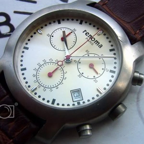 FS:Rare Renoma Titanium Chronograph Watch Reduced--$90 shipped ...