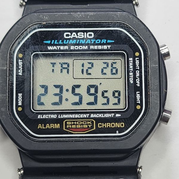 Casio Watch Gshock Digital Alarm Timer Stopwatch DW5600E 3229 Black ...