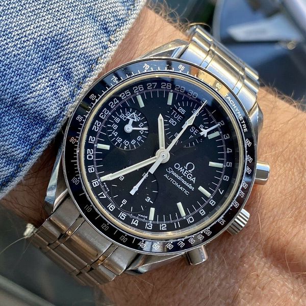 Omega Speedmaster Mark 40 Men's Black Dial Triple Date Automatic M40 ...