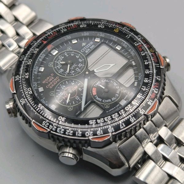 Citizen Promaster Naviihawk C300 Chronograph Watch For Spares Or ...