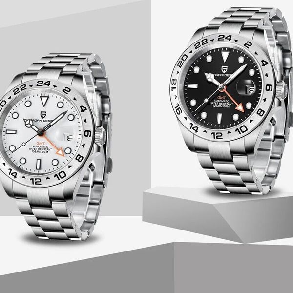 NEW Pagani Design PD1682 42mm Watch Automatic GMT Mechanical Movement ...