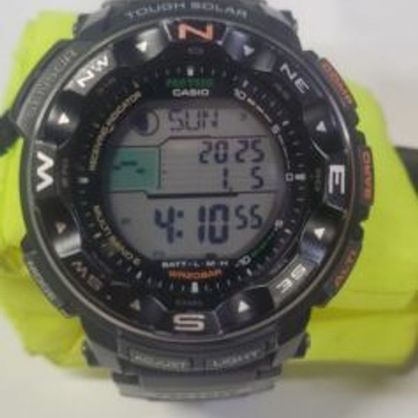 Casio Pro Trek PRW-2500 Triple Sensor Tough Solar Watch with Manual 3258 | WatchCharts Marketplace