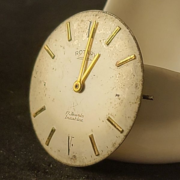 Rotary Watch Movement 17 Jewel Incabloc | WatchCharts Marketplace