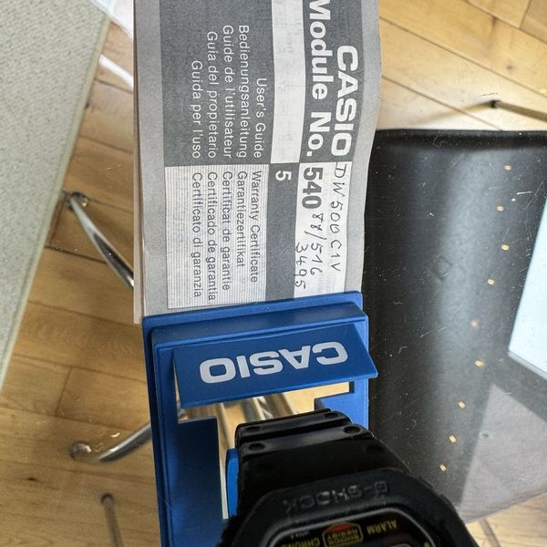 Casio Vintage Watch Unisex G-shock Water Resistant Original Packaging ...