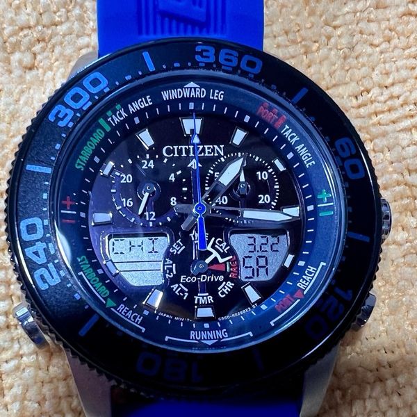 Citizen Promaster Sailhawk JR406801E Eco-Drive Wrist Watch for Men ...