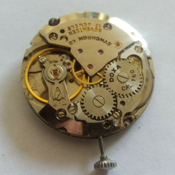 Vintage Doxa, 'Synchron 40 ETA 2750 MOVEMENT WORKING FOR PART REPAIR ...