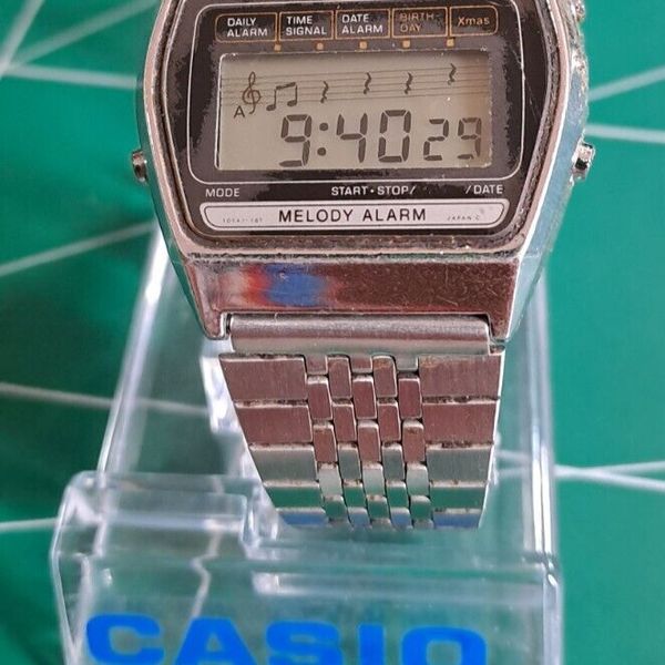 Rare Vintage (1980) Casio M-621 Melody Allarm Watch LCD Japan *Module 408 RARE* | WatchCharts ...