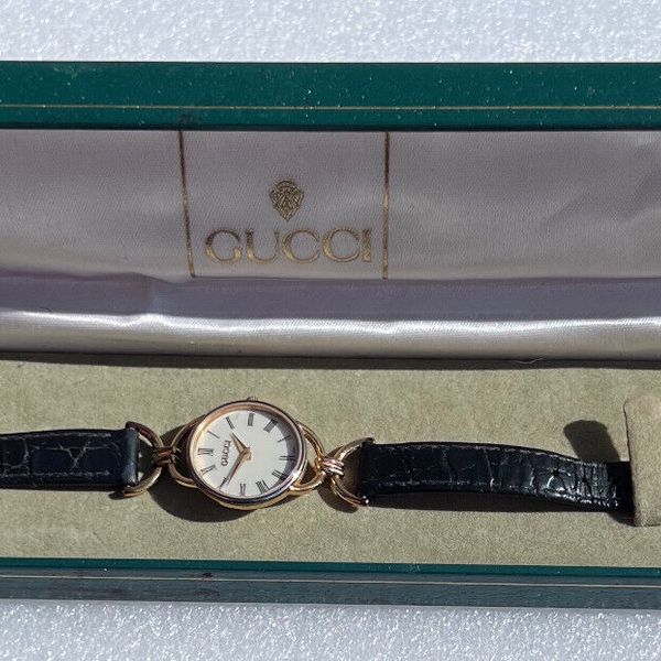 Gucci 6000 2.L Vintage Ladies Watch Original Strap & Box New Battery ...