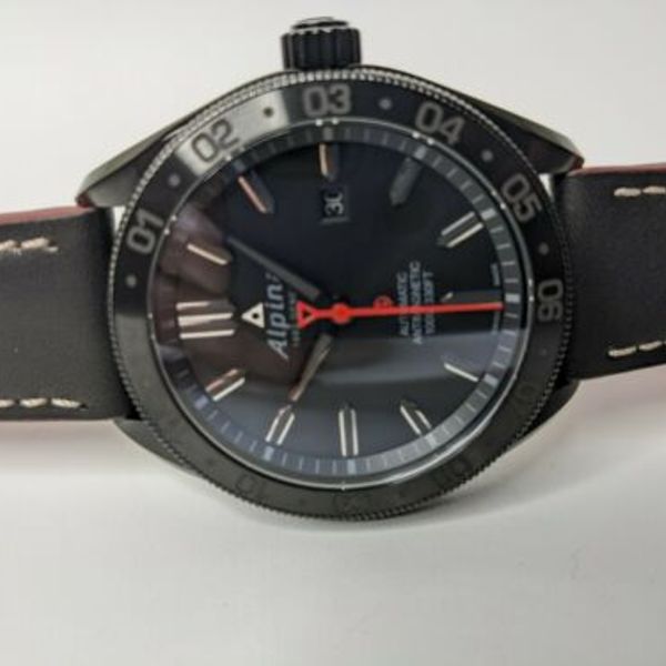 Alpina Alpiner 4 Shadow Automatic Watch Antimagnetic 44mm Black Dial ...