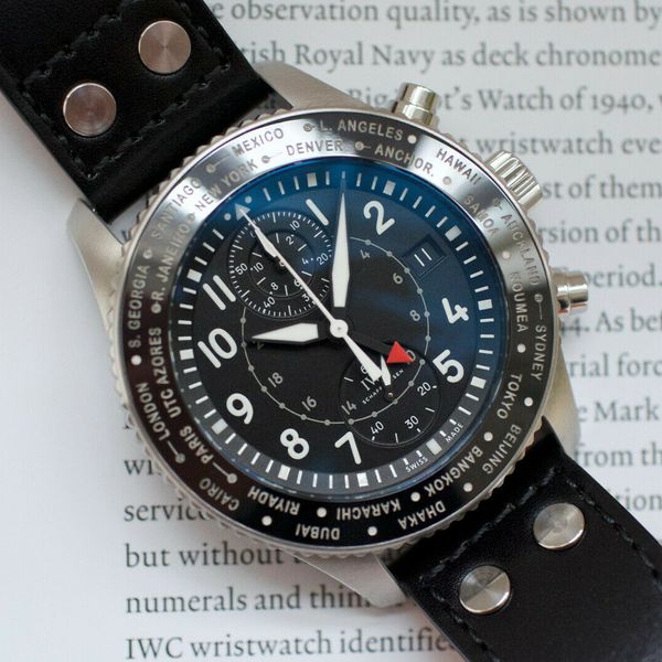 IWC Timezoner Chronograph IW395001 Pilot | WatchCharts