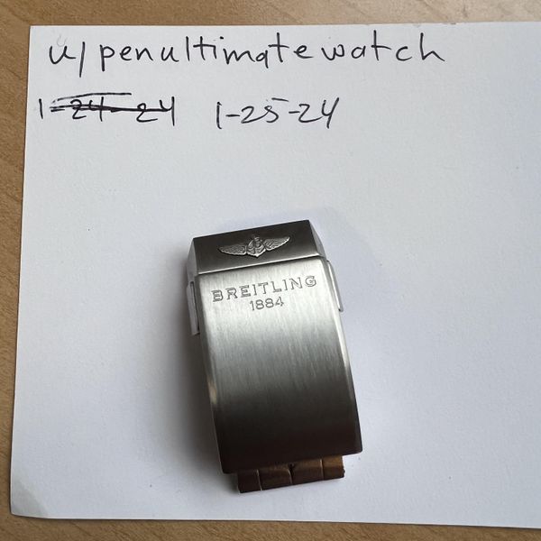 [WTS] OEM Breitling Deployant Buckle | WatchCharts Marketplace