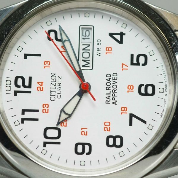 Vintage Citizen Railroad Approved Men's Quartz Watch, Citizen 2500 ...