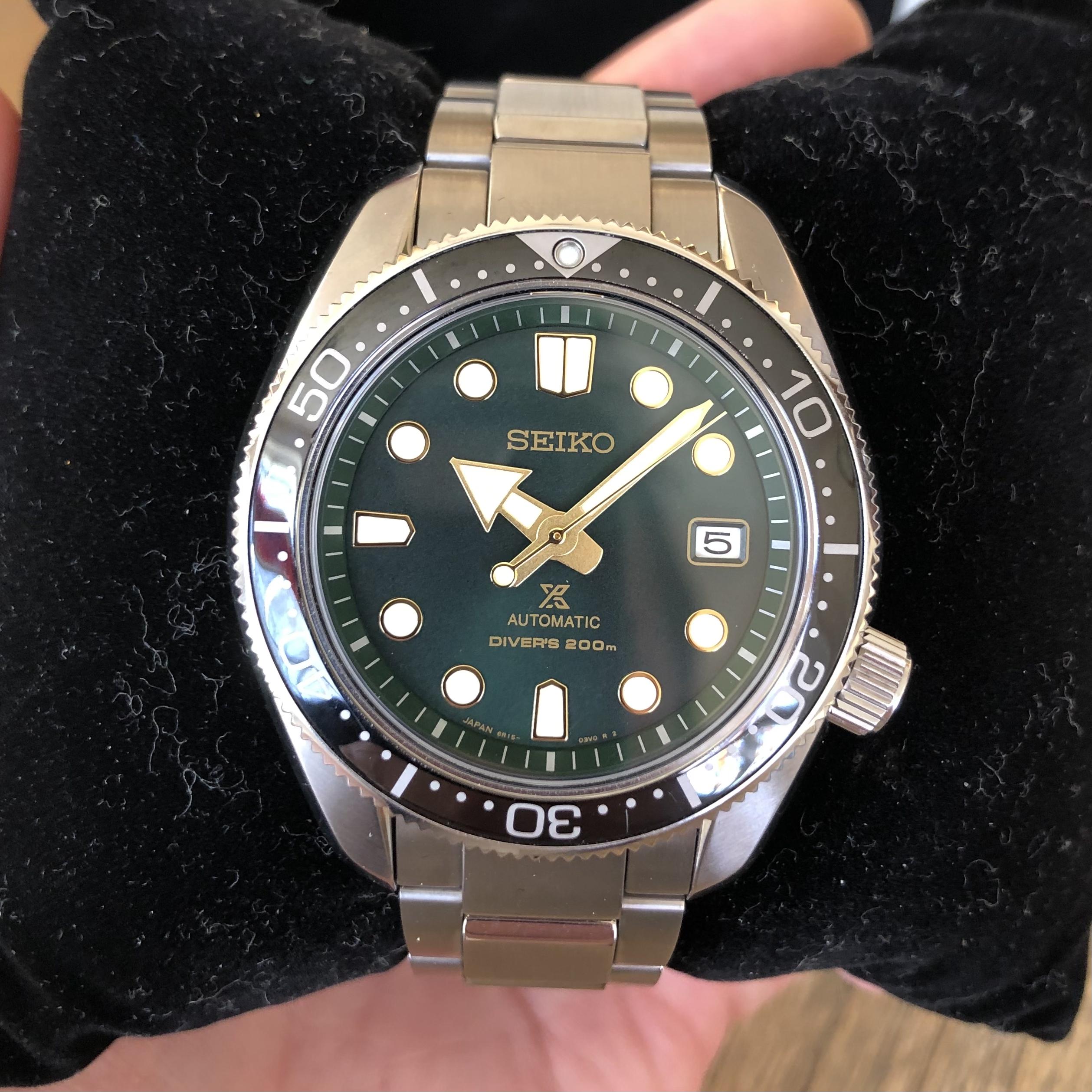 FS: Seiko Prospex SPB105 MM200 Green / Gilt Dial | WatchCharts