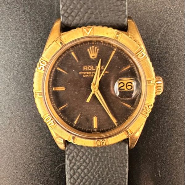 Rolex 6609 DateJust 36 Oyster Perpetual “Thunderbird” 18K Yellow Gold ...