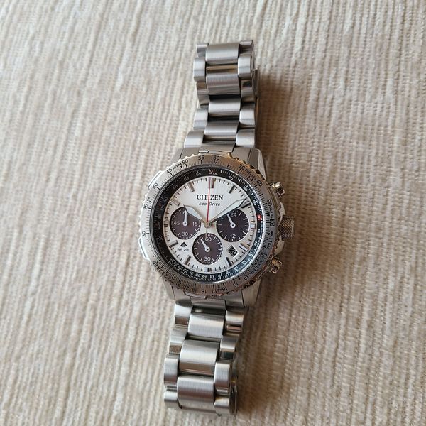 Citizen Promaster Eco-Drive Navihawk 40mm Silver | WatchCharts Marketplace