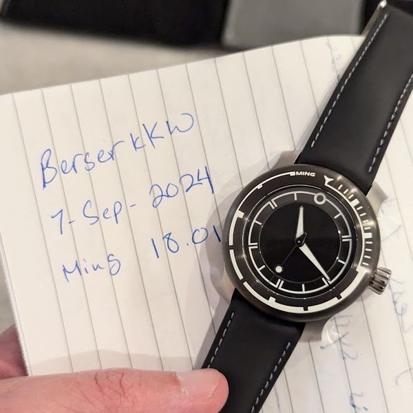 [WTS] Ming 18.01 H41 Titanium Diver | WatchCharts Marketplace
