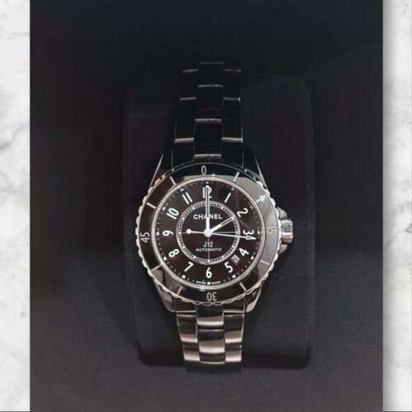 Chanel J12 New Caliber Movement, 38MM, Black Ceramic Watch, Original ...