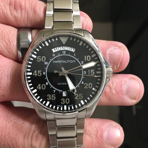 FS: Hamilton Pilot Day-Date | WatchCharts Marketplace