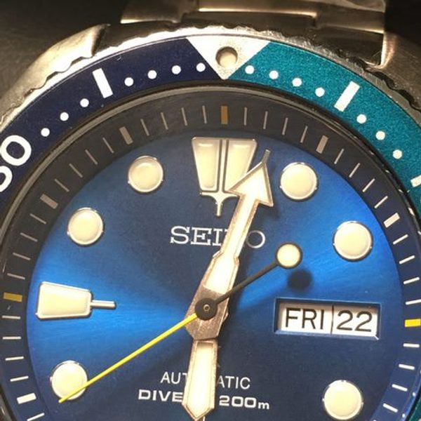 FS/ Seiko Blue Lagoon Turtle Limited Edition | WatchCharts Marketplace
