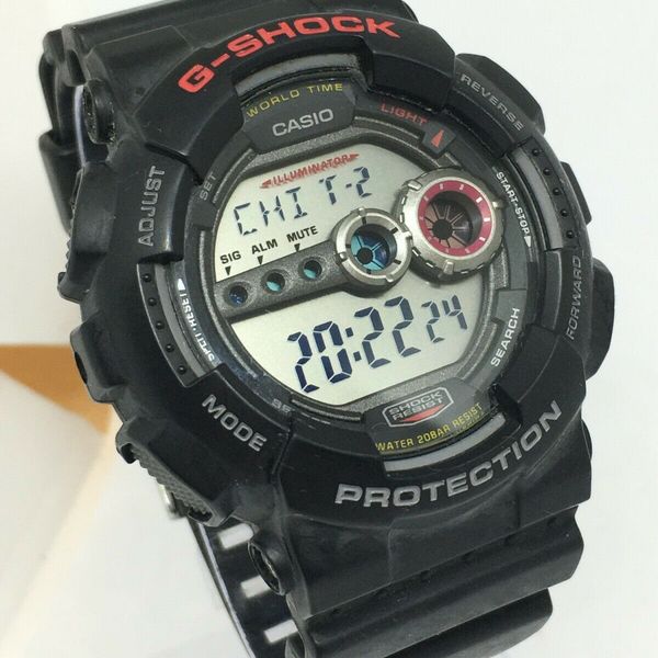 CASIO G-SHOCK PROTECTION 3263-GD-100 Men's Digital Chronograph Watch ...