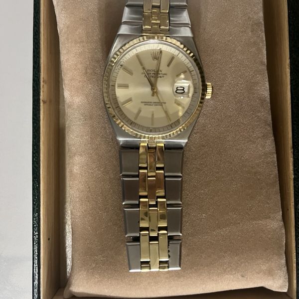 Rolex Datejust Ref. 1630 "Rare Bird" 14k Solid Gold/SS 1978 Mens Watch ...