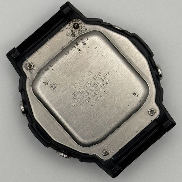 RARE VINTAGE CASIO TS-100 [815] World Time Thermometer Digital Watch ...