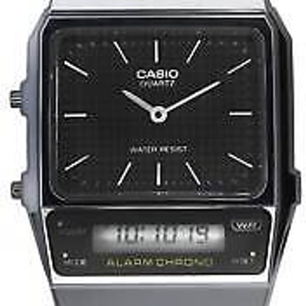 Casio Vintage Analog Digital Alarm Calendar Black Dial AQ-800E-1A ...