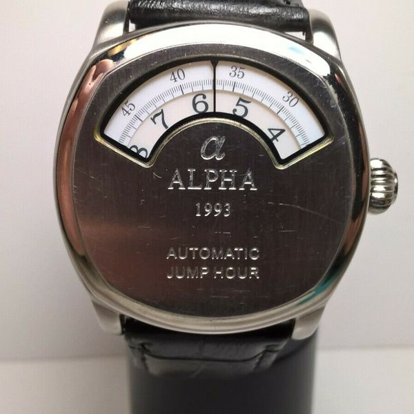 Alpha 1993 Watch JP 187-TY 21 Jewel Seagull Automatic Jump Hour; New ...