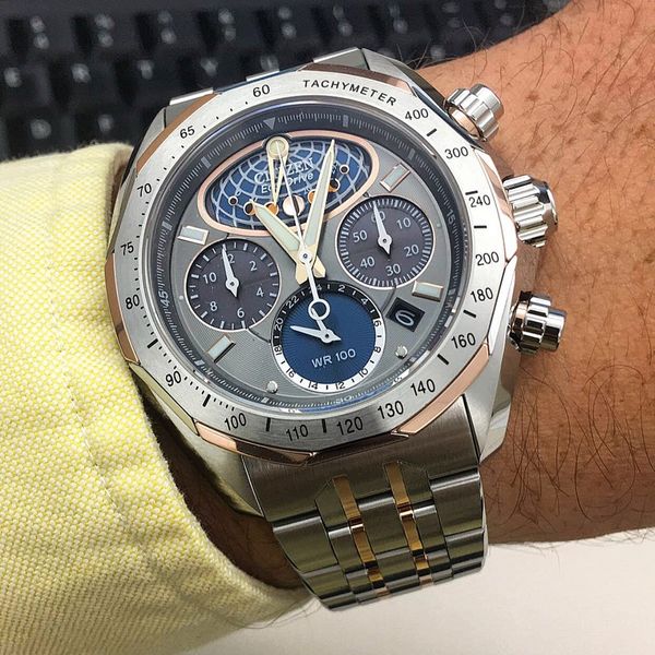 SOLD: Citizen Signature Moonphase flyback Chrono (CONUS) | WatchCharts ...