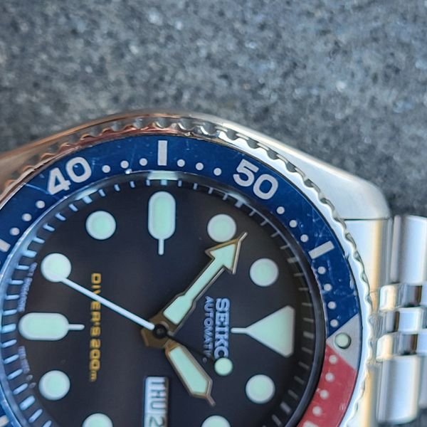 Seiko Skx175 Skx009 Diver Automatico Skx007 Blue Dial Watch Sub ...