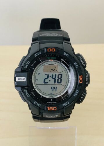 Casio Men's Pro Trek PRG-270-1 Tough Solar Triple Sensor V3 Multifunction Watch | WatchCharts ...